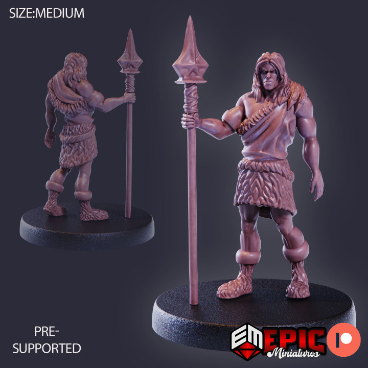 3D Printable Caveman Set / Ancient Cave Human / Ancestor of Man ...