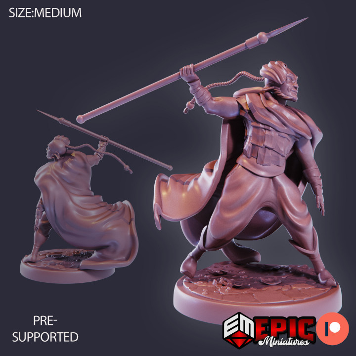 3D Printable Fir Bholg Set / Giant Kin / Firbolg Scout by Epic-Miniatures