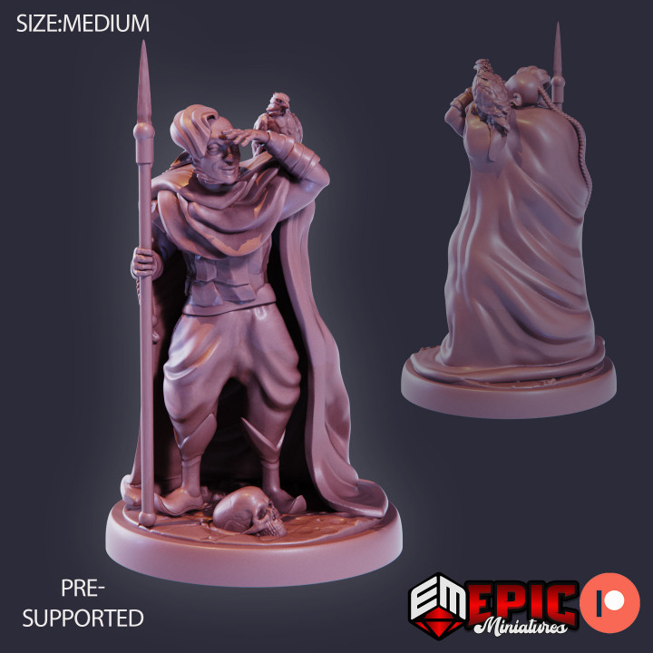 3D Printable Fir Bholg Set / Giant Kin / Firbolg Scout by Epic-Miniatures