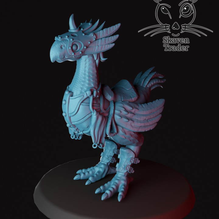 3D Printable Corvi and Corvi rider by RatMan Forge