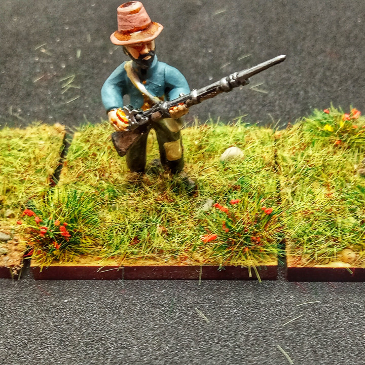 3D Printable 28mm American Civil War Sack Coat Infantry & Custom Head ...