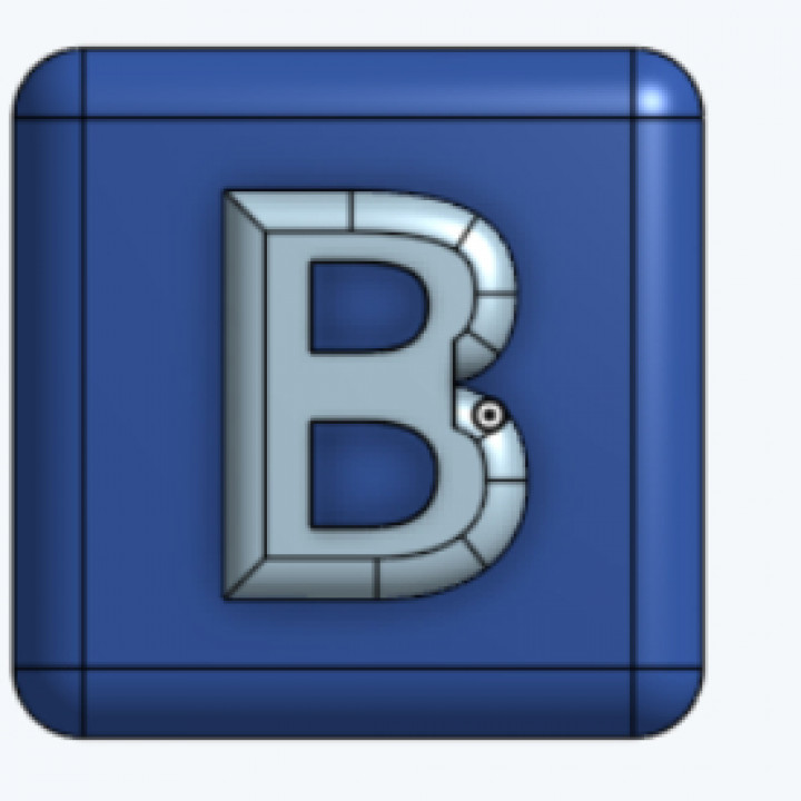 3D Printable Baby Blocks by Kyle Osborne