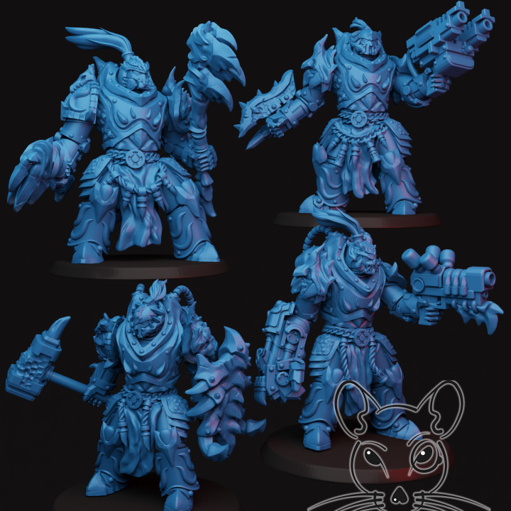 3D Printable princeps in heavy armor. multi kit by RatMan Forge