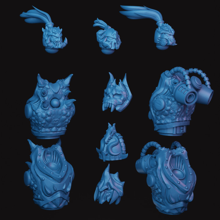 3D Printable princeps in heavy armor. multi kit by RatMan Forge