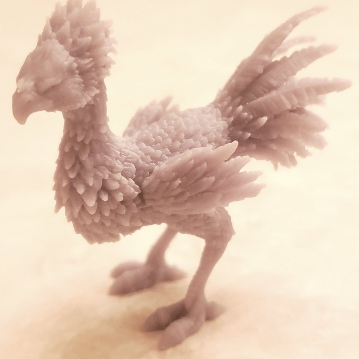 3D Print of Terror Bird Wild / Large Feathered Raptor / Ancient Giant ...
