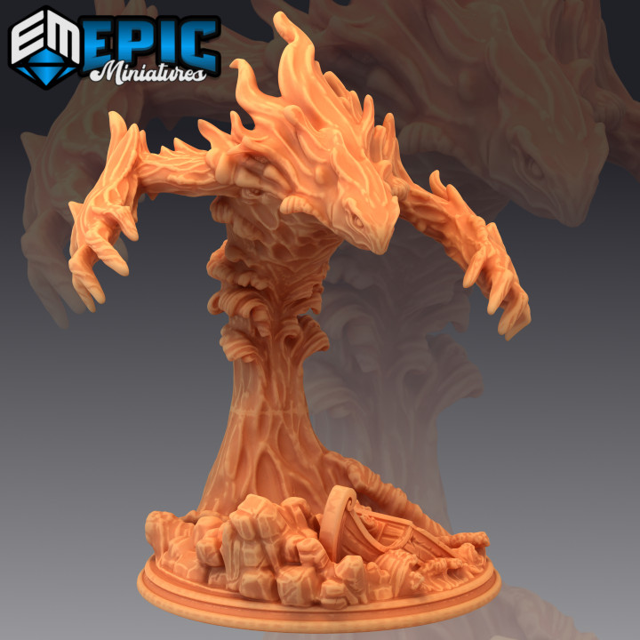 3D Printable Water Elemental Prime / Ancient Giant Wave / Ocean Element ...