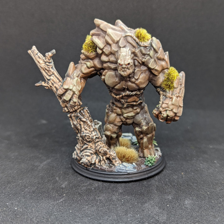 3D Print of Earth Elemental Prime / Ancient Giant Rock / Stone Element ...