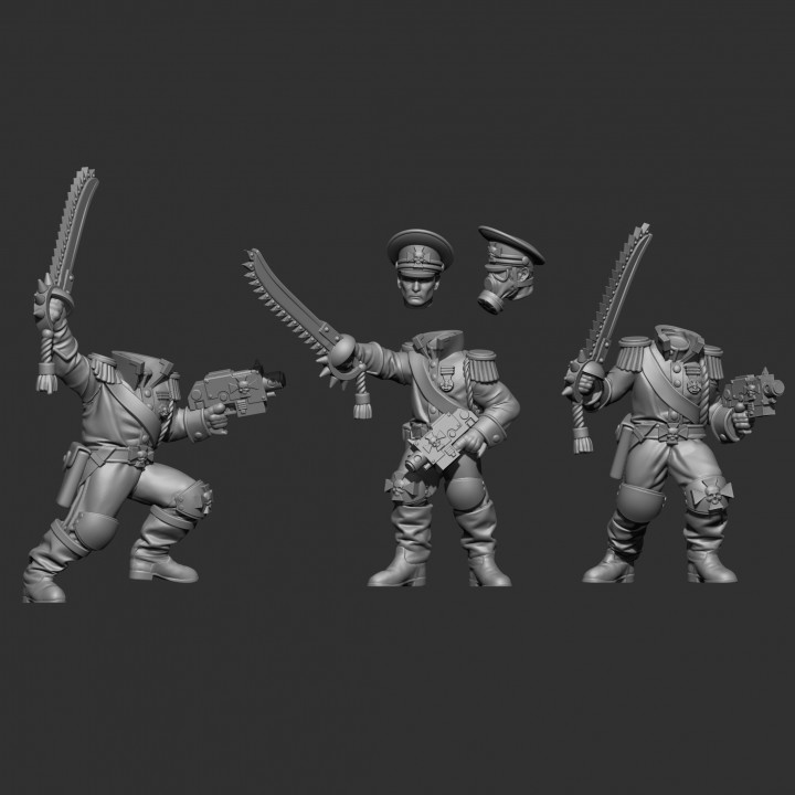3D Printable Officer by Sergeant Hammer
