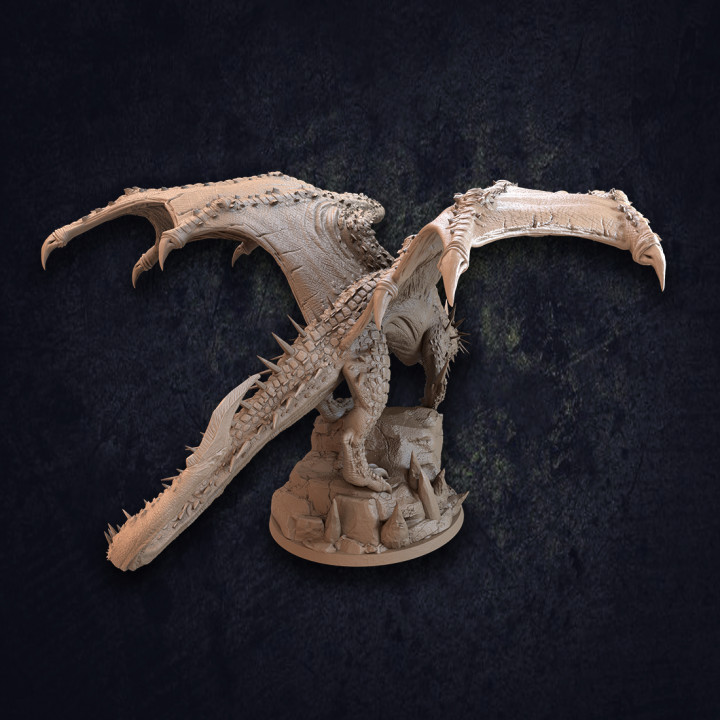 3D Printable Dwarf Trapper & Dragon Pack - Presupported by The Dragon ...
