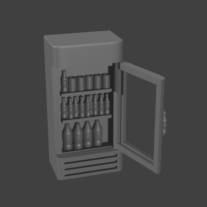 3D Printable Modern city bar. by Tiny Furniture