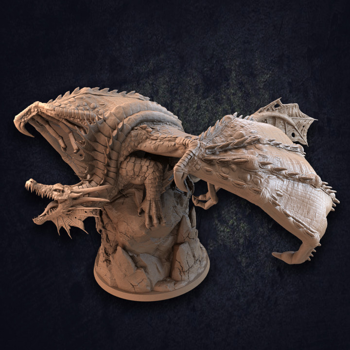 3D Printable Rogue Dragon and Trapper Pack - Presupported by The Dragon ...