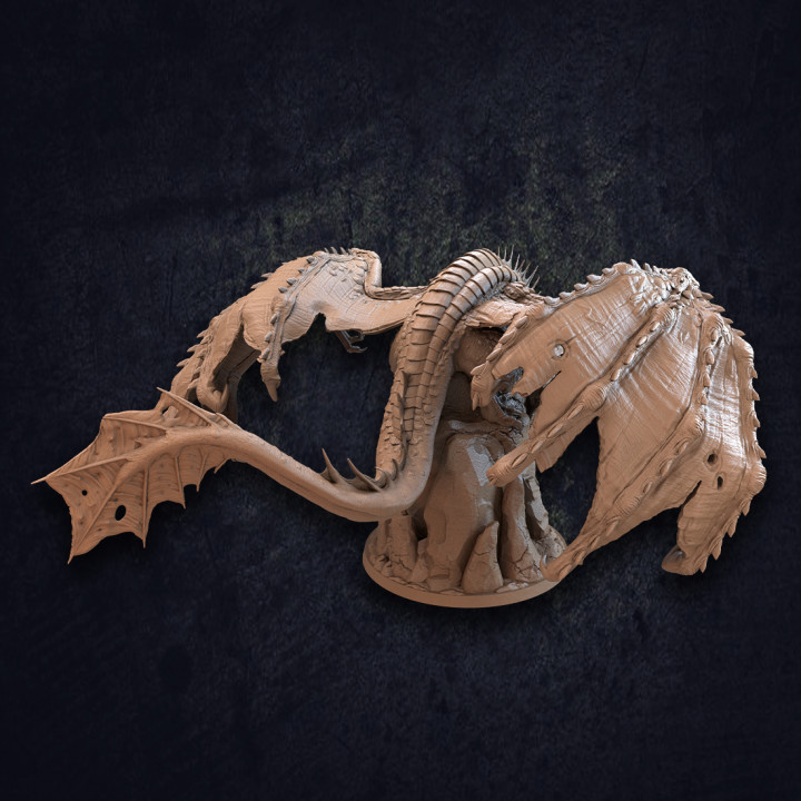 3D Printable Rogue Dragon and Trapper Pack - Presupported by The Dragon ...