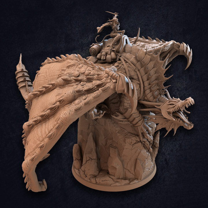 3D Printable Rogue Dragon and Trapper Pack - Presupported by The Dragon ...