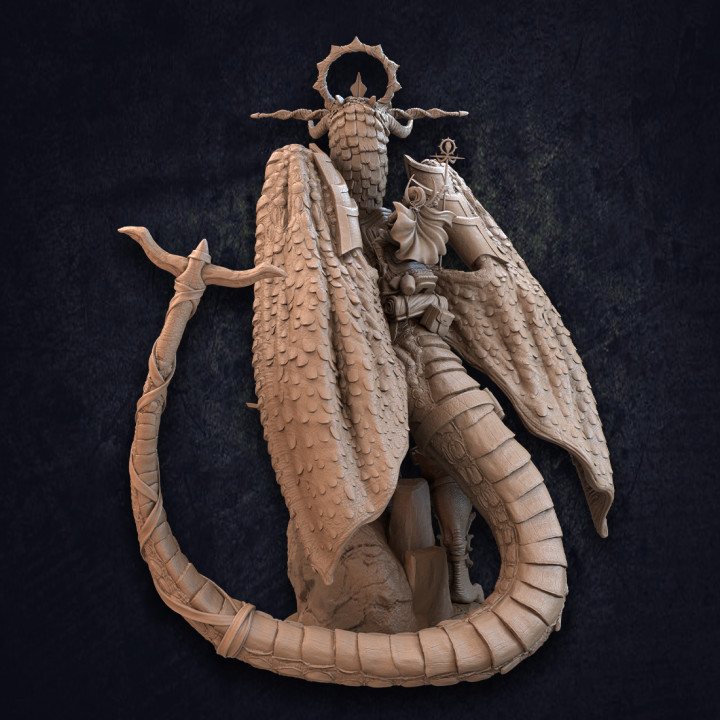 3D Printable Wizard Dragon and Trapper Pack - Presupported by The ...