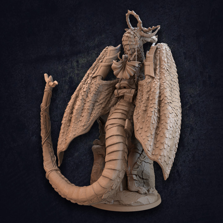 3D Printable Wizard Dragon and Trapper Pack - Presupported by The ...