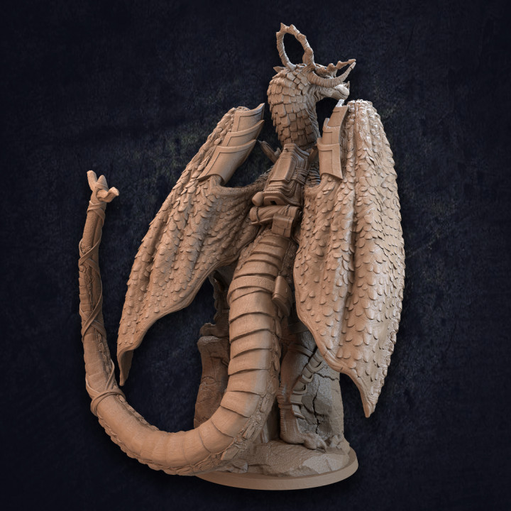 3D Printable Wizard Dragon and Trapper Pack - Presupported by The ...