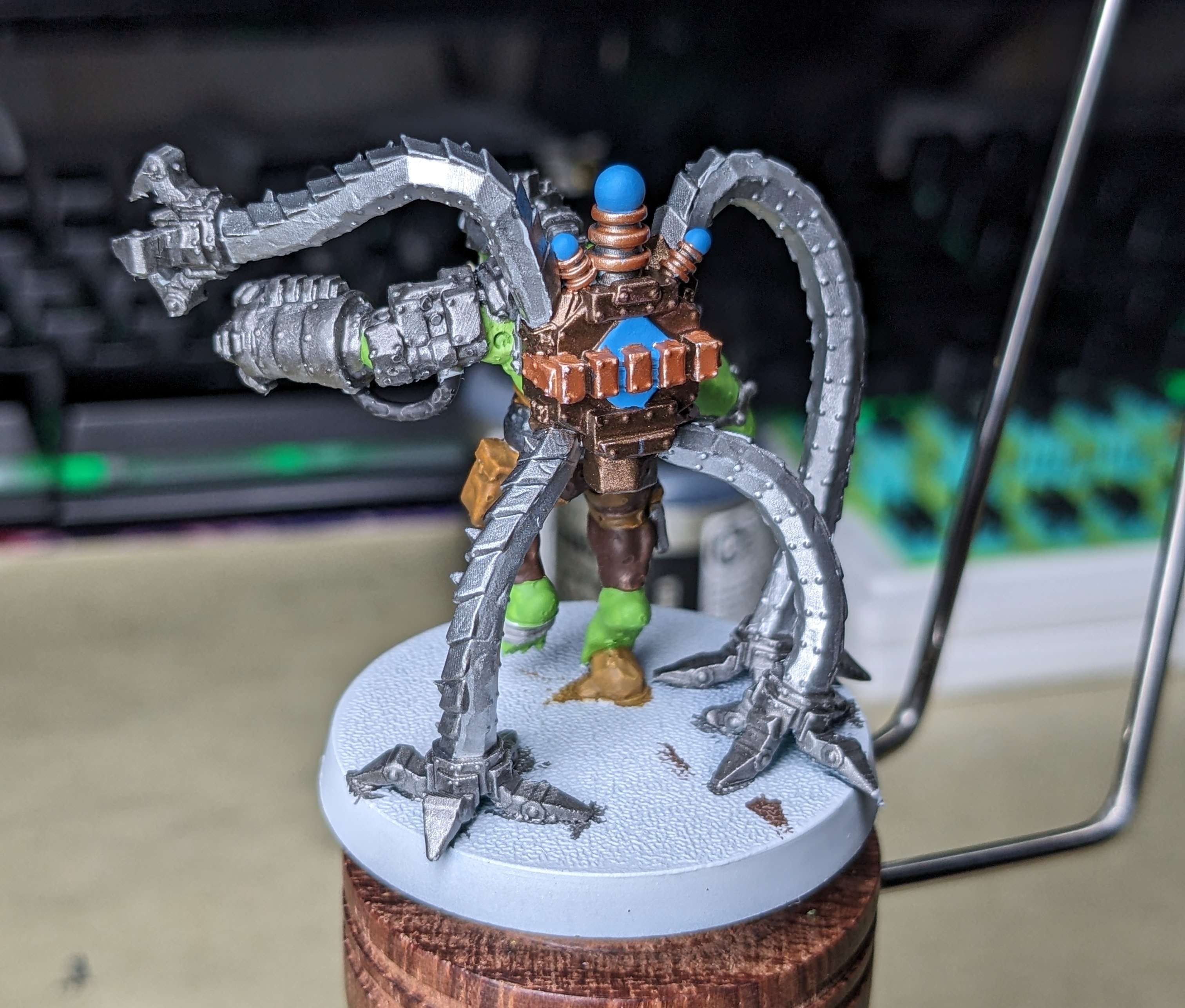 3D Printable Dr Orctopus Mechanic Boss by Blue Sky Minis