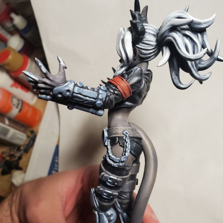 3D Print of Helltaker - Judgement - 25cm - Fanart by terricon4