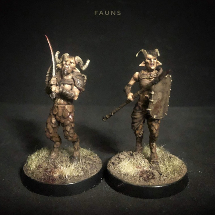 3D Printable Fauns, Centaurs, Shamans, Guns and Slings by Robert G Dunham