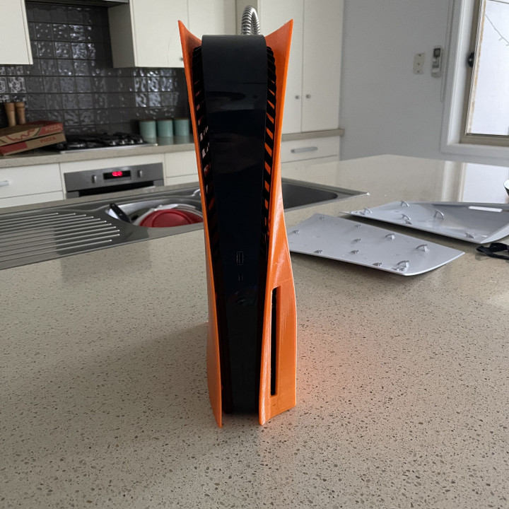 3D Printable PS5 Disk Panel STL File by Rhys de Veer