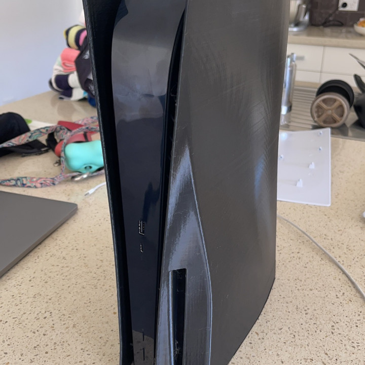 3D Printable PS5 Disk Panel STL File by Rhys de Veer