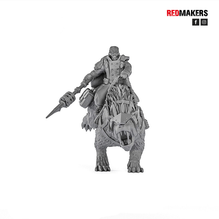 3D Printable Ice Warriors - Riders of the Imperial Force by RedMakers