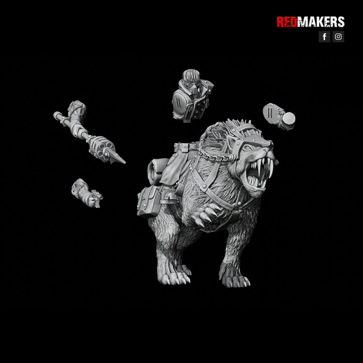 3D Printable Ice Warriors - Riders of the Imperial Force by RedMakers