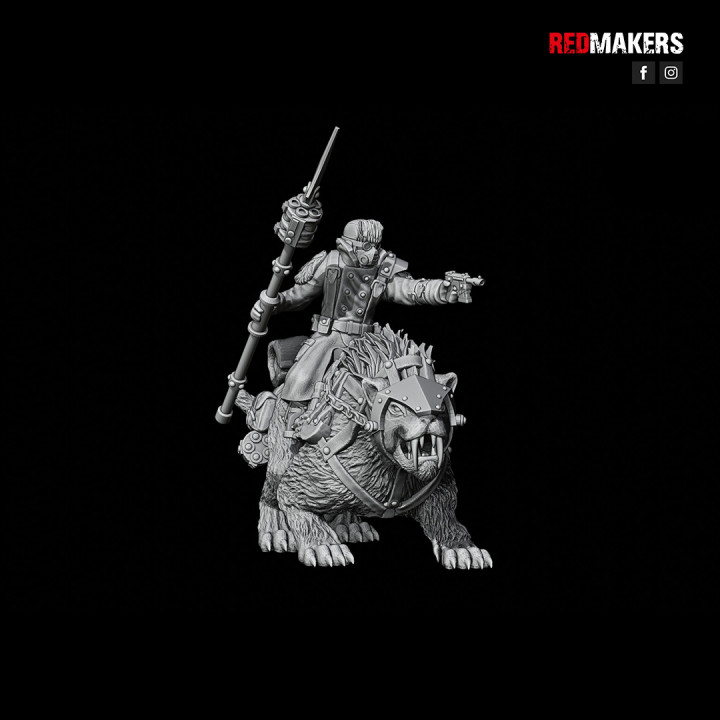 3D Printable Ice Warriors - Riders of the Imperial Force by RedMakers