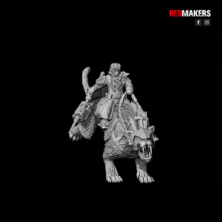 3D Printable Ice Warriors - Riders of the Imperial Force by RedMakers