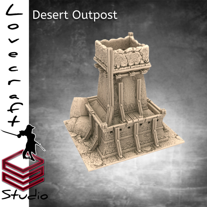 3D Printable Outpost by Iain Lovecraft