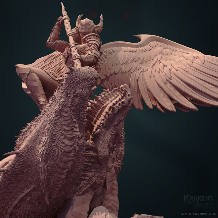 3D Printable Valkyrie Dragon Slayer by Kraken's Vault