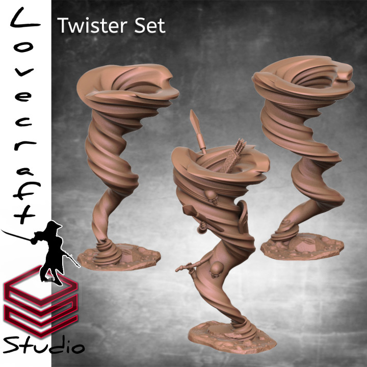3D Printable Twister by Iain Lovecraft
