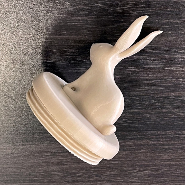 3D Printable Rabbit container by Philippe Barreaud