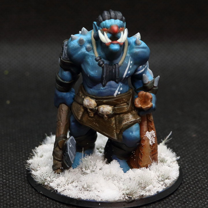 3D Print of Support-Free Trolls, Minotaur, and Cyclops [Beasts and ...