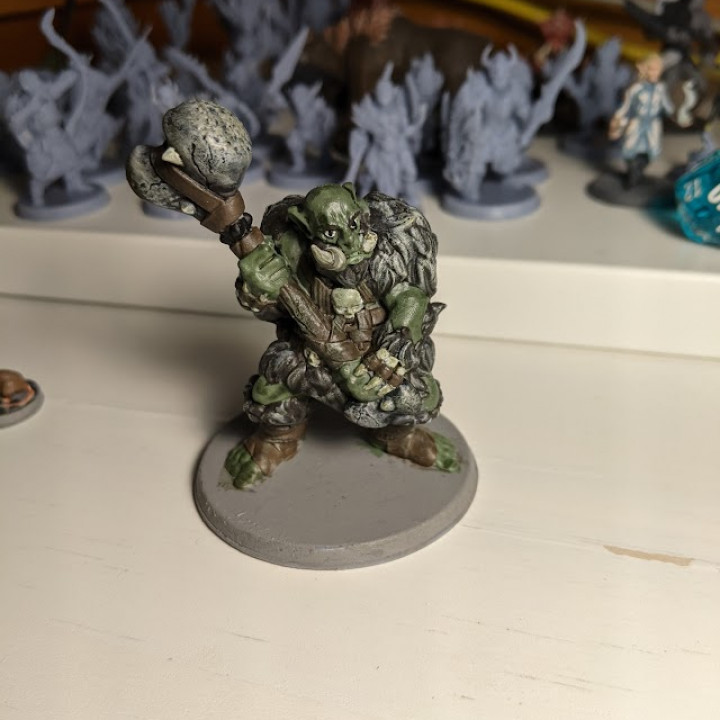 3D Print of Support-Free Trolls, Minotaur, and Cyclops [Beasts and ...