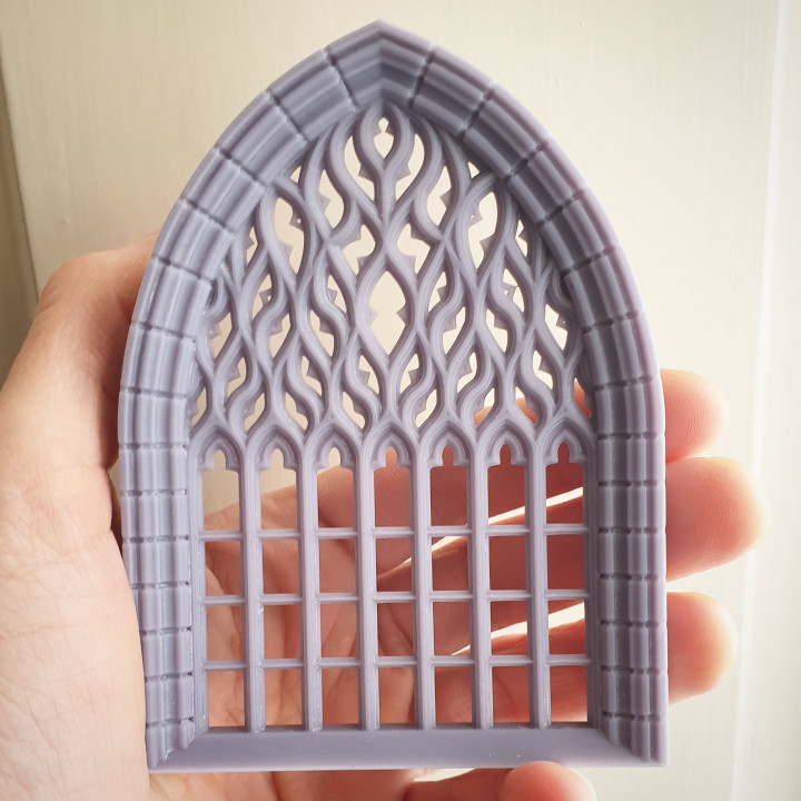 3D Printable Gothic Windows by Gothic Things