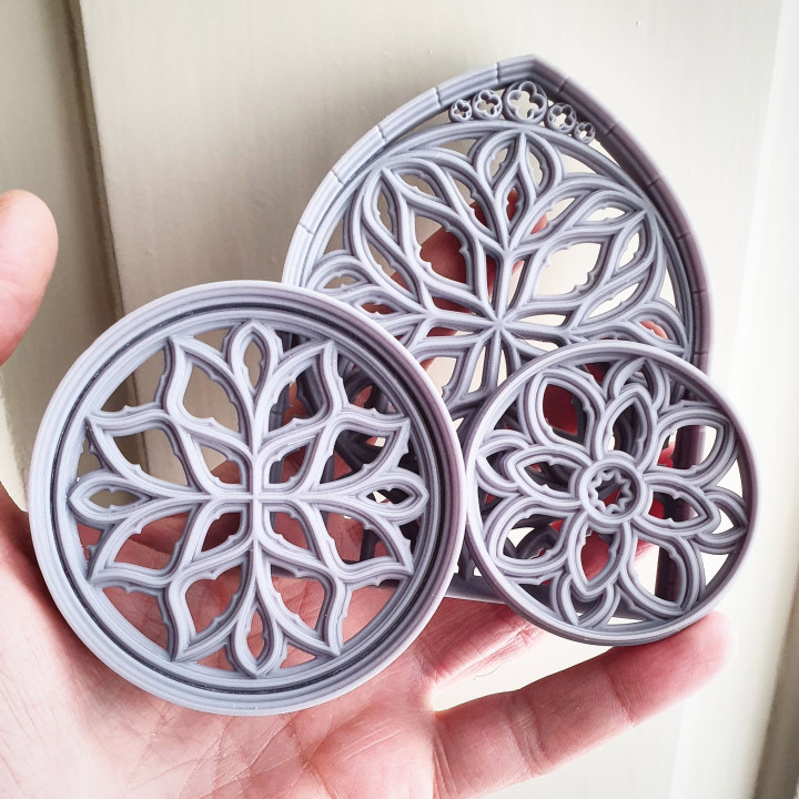 3D Printable Gothic Windows by Gothic Things