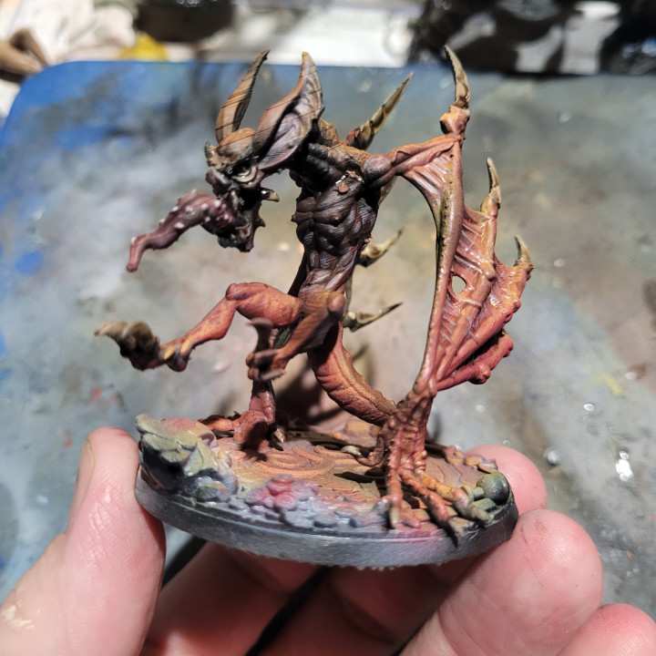 3D Print of The Winged Horror by jonhammersley