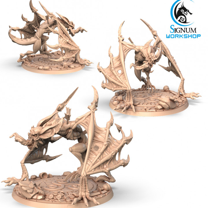 3D Printable The Hungry Winged Horror by Signum Workshop