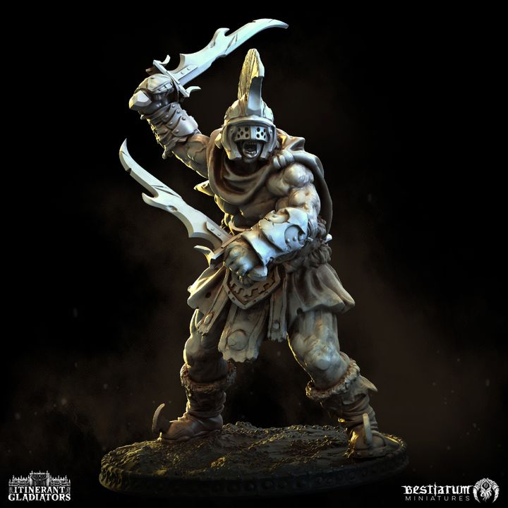 3D Printable Gladiator Centurion | Itinerant Gladiators by Bestiarum ...