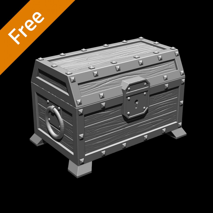 3D Printable LegendGames FREE Chest by Legend Games