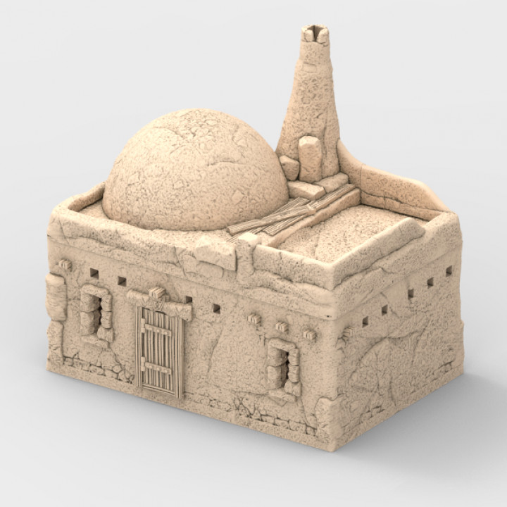 3D Printable Desert House Set by Iain Lovecraft