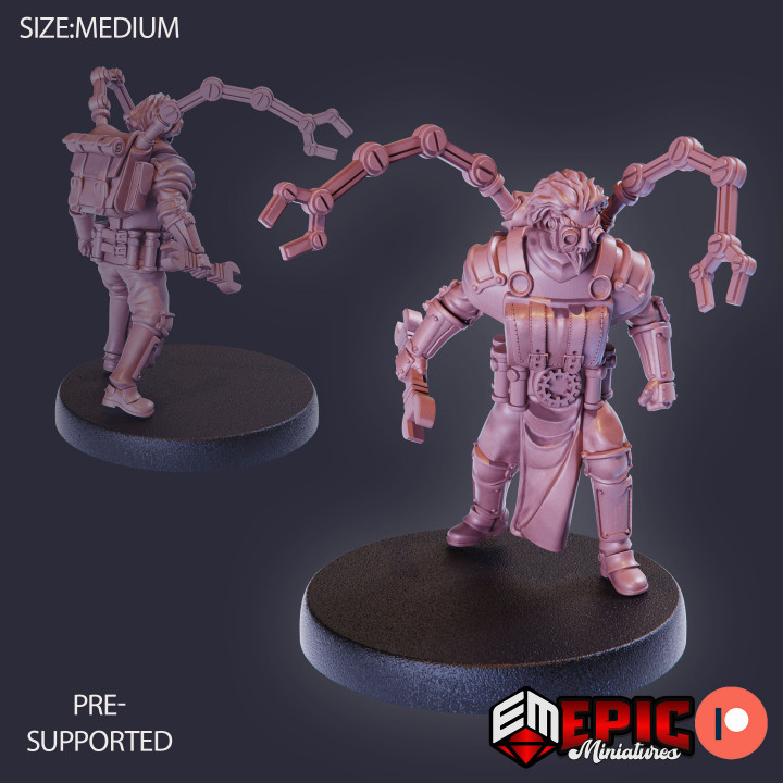 3D Printable Artificer Baldrick Mecha Claws / Steampunk Mechanic ...