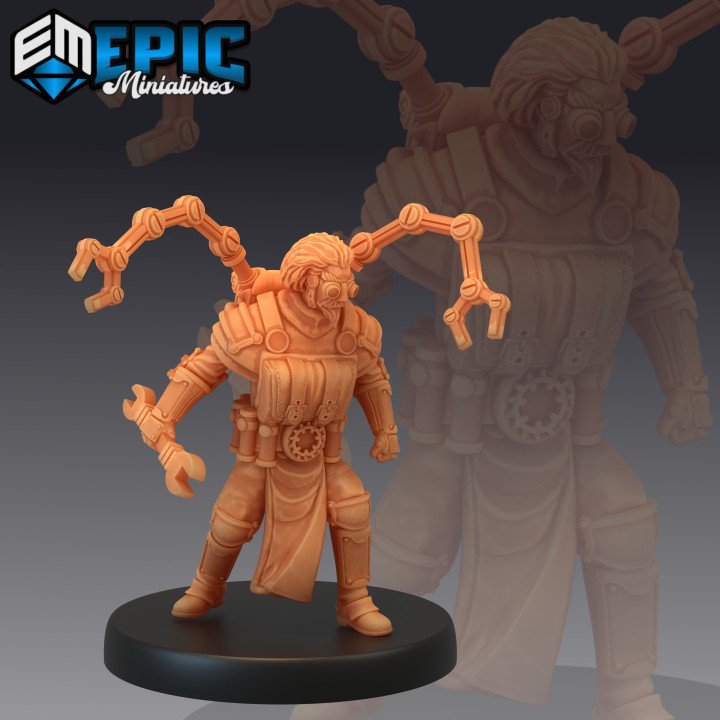 3D Printable Artificer Baldrick Mecha Claws / Steampunk Mechanic ...