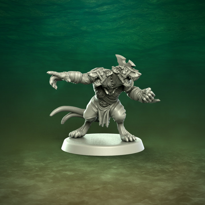 3D Printable Extra Lineman 2 by Punga Miniatures