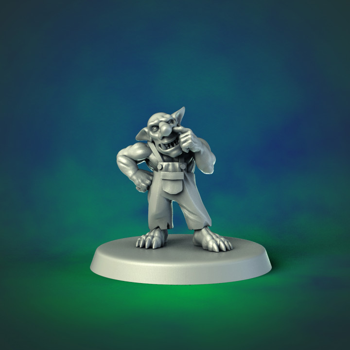 3D Printable Snotling Lineman 3 by Punga Miniatures