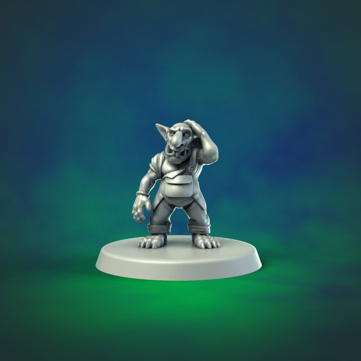 3D Printable Snotling Lineman 5 by Punga Miniatures