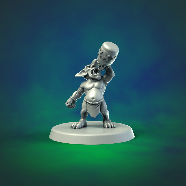 3D Printable Snotling Lineman 7 by Punga Miniatures
