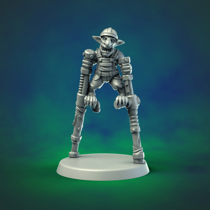 3D Printable Snotling Runner 2 by Punga Miniatures