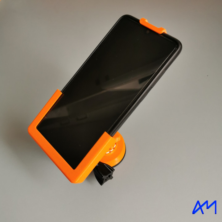 3D Printable Phone support with GoPro mount by Andrea Montalti